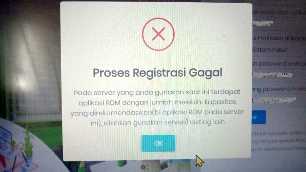 Hosting Gratis RDM (Rapor Digital Madrasah) Kemenag - Kohesi System IT Cloud Solution